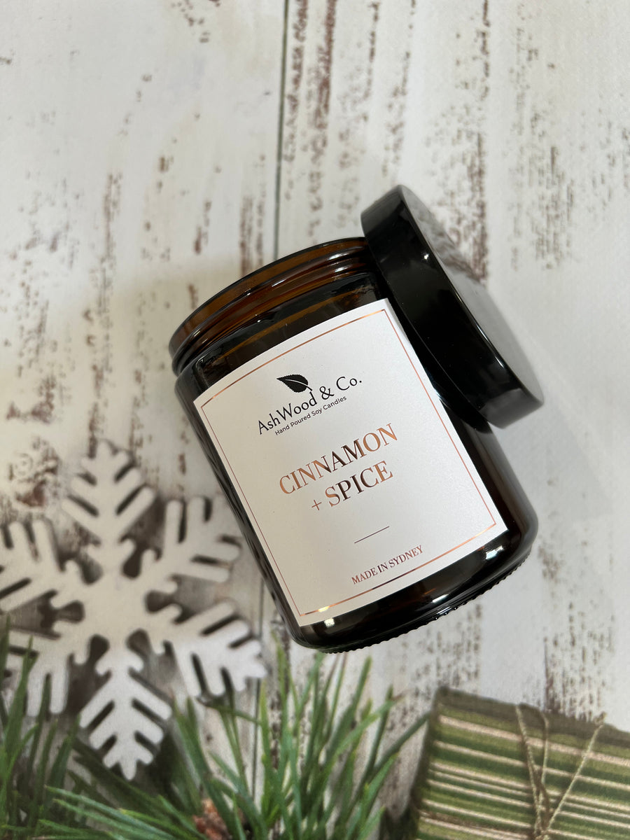 Cinnamon + Spice Soy Candle – Ashwood & Co.